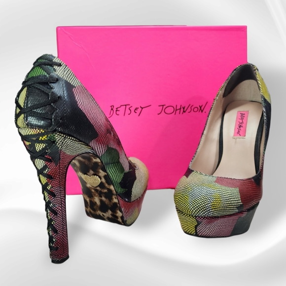 Betsey Johnson | Shoes | Betsey Johnson Multi Leather Ditan Corset ...